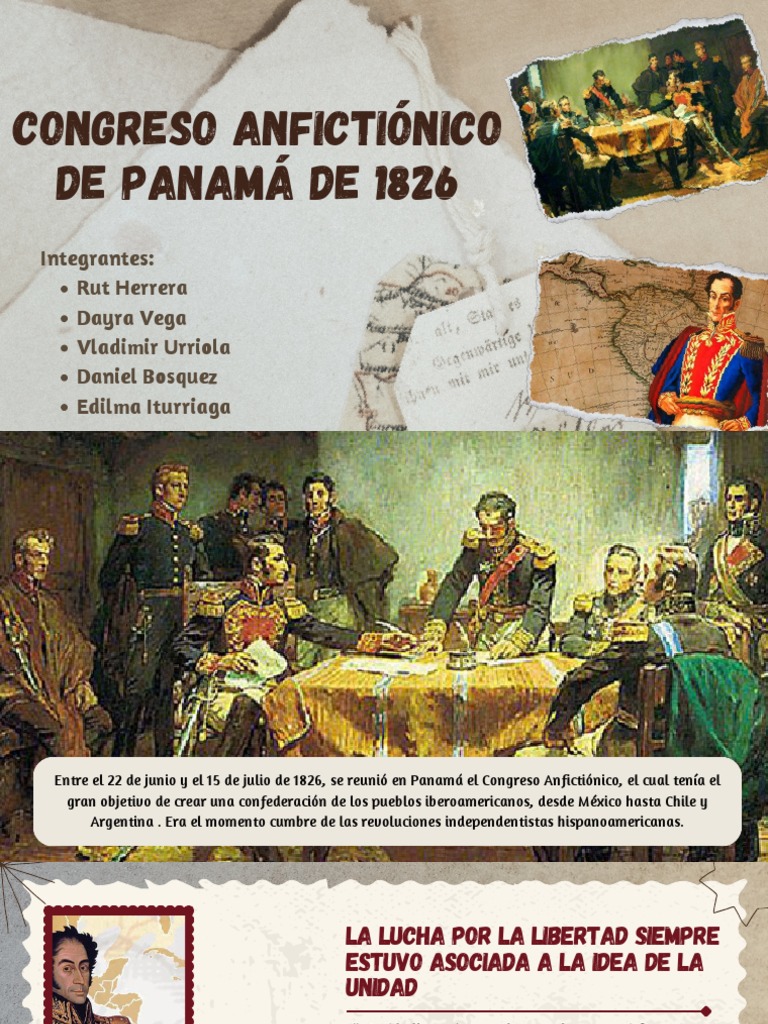 Congreso Anfictiónico de Panamá 1826 | PDF | Panamá | Relaciones ...