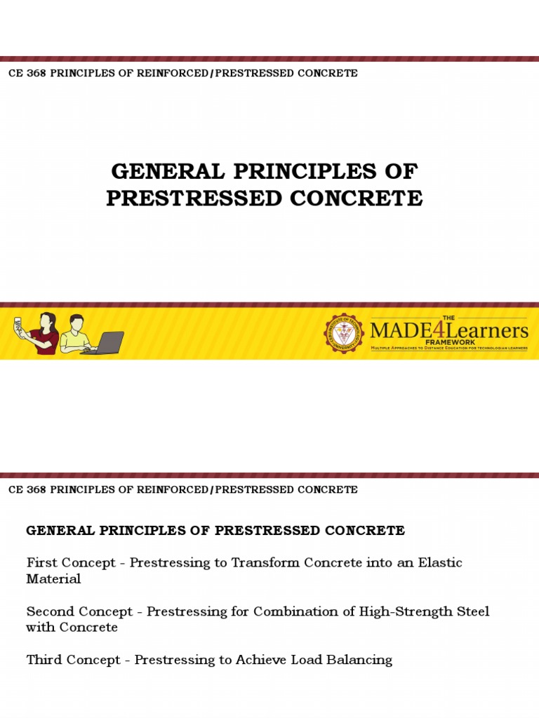 General Pre Stress and Elastic | PDF | Prestressed Concrete | Concrete
