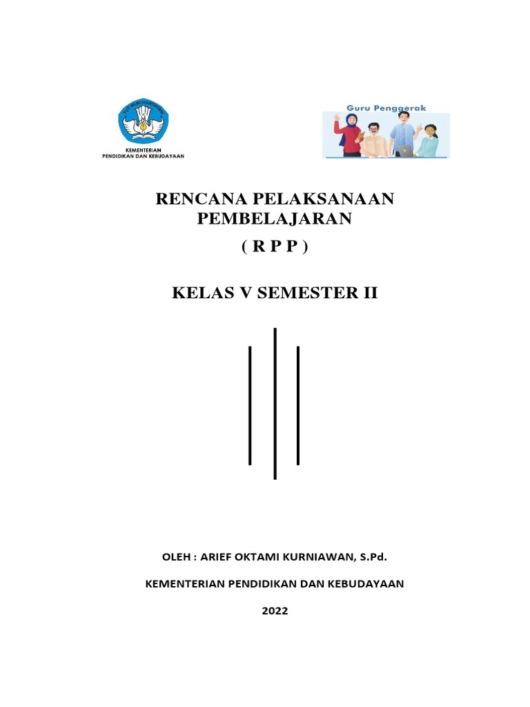 Contoh RPP LKPD KLS 5 | PDF