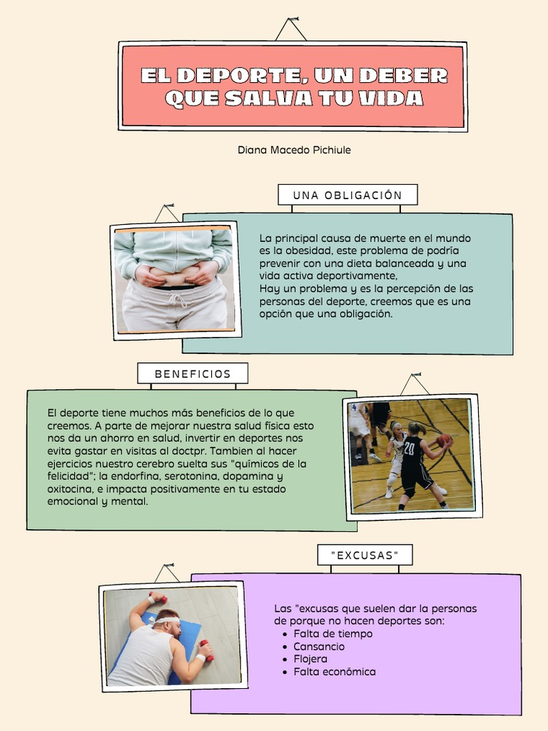 Diana Macedo - El Deporte, Un Deber Que Salva Tu Vida | PDF