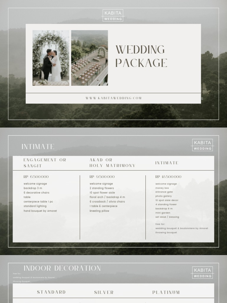Wedding Package | PDF