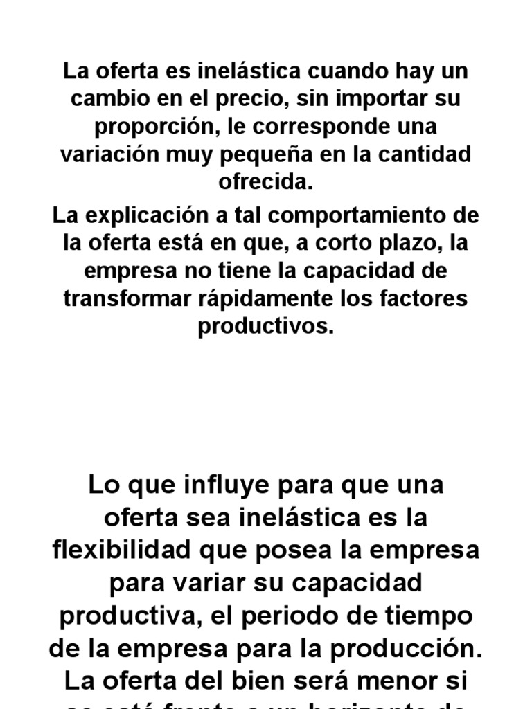 Oferta Inelastica Info | PDF