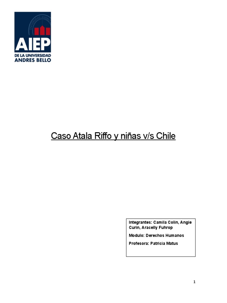 Caso Atala Riffo | PDF