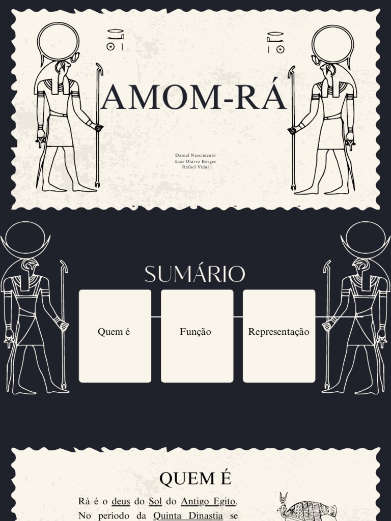 Amon Rá | PDF | Clássicos