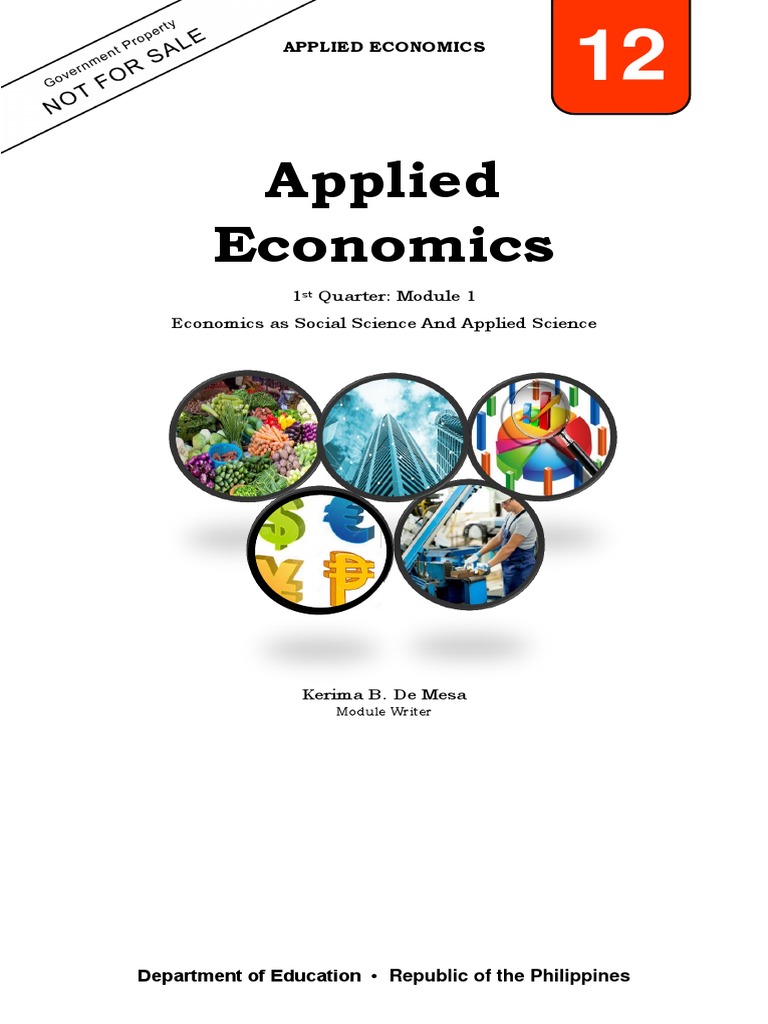 Applied Economics Q2 W1 | PDF | Economics | Microeconomics