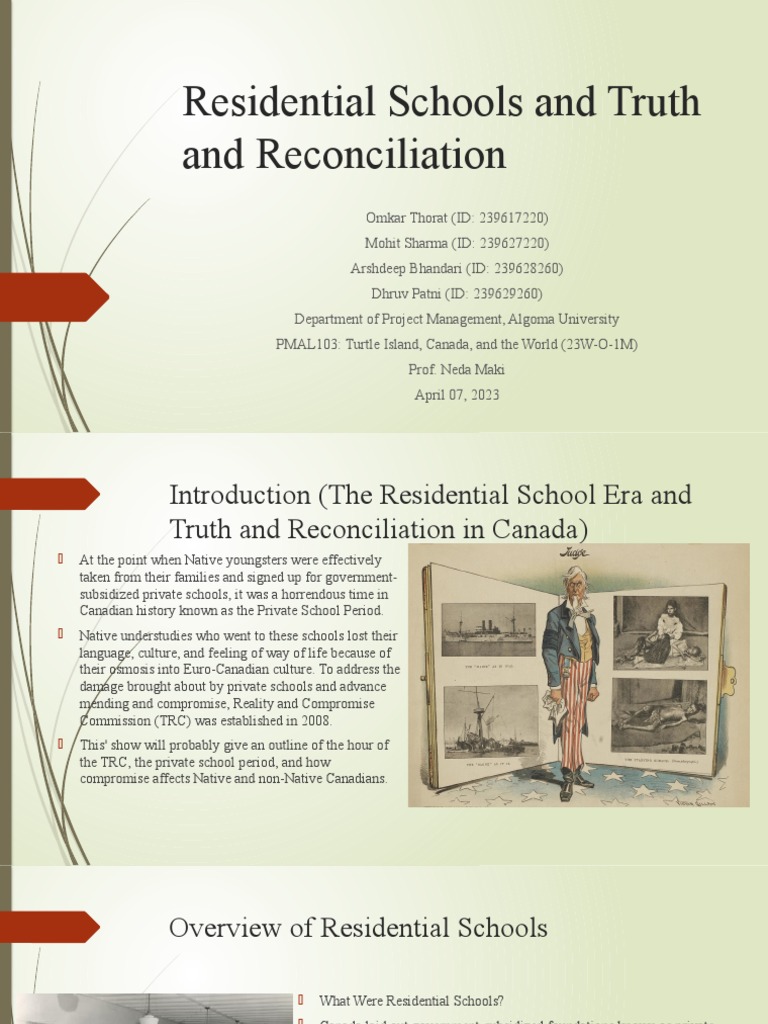 Residential Schools and Truth and Reconciliation | PDF | Cross Cultural ...
