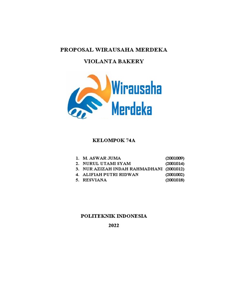 Proposal Umkm Kelompok 74a | PDF