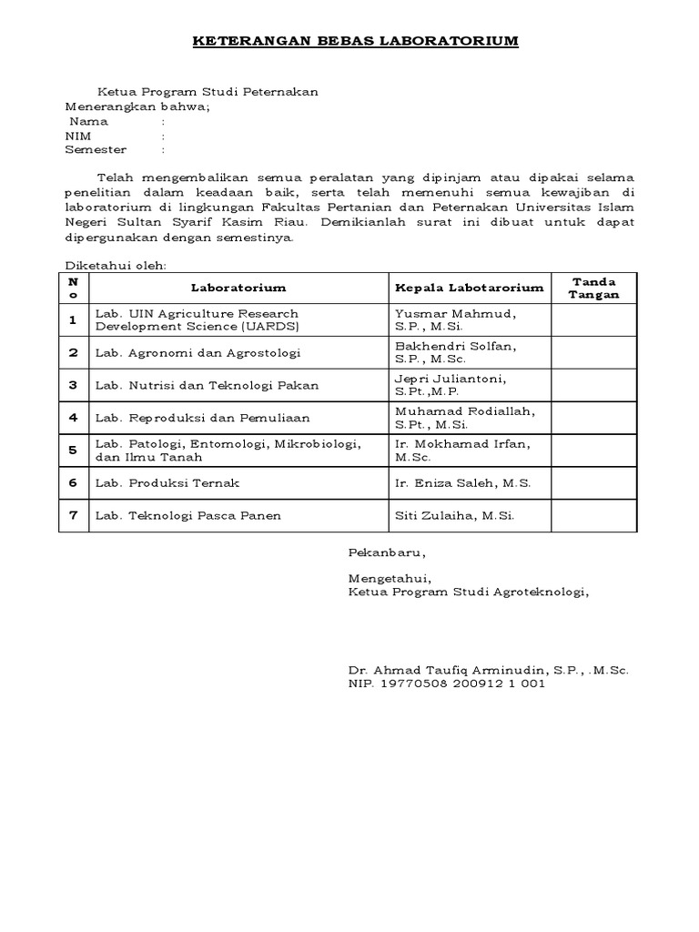Bebas Lab Agroteknologi | PDF