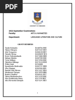 Zul1507 Assi1 | PDF | Languages Of Africa | Linguistics