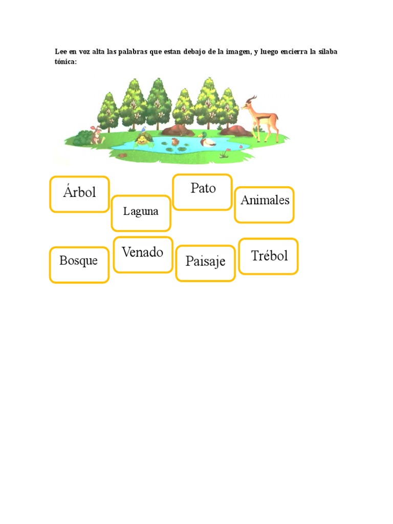 Identifica Sílaba Tónica | PDF