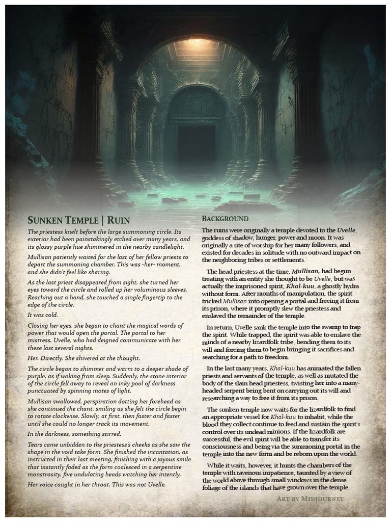 Sunken Temple of Khal-kuu | PDF | Religion & Spirituality