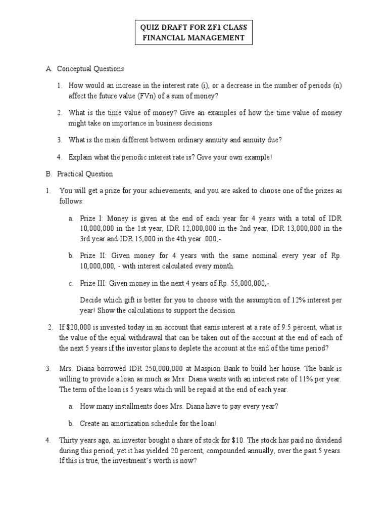 Draft | PDF | Interest | Interest Rates