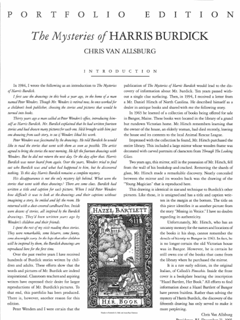 The Mysteries of Harris Burdick | PDF