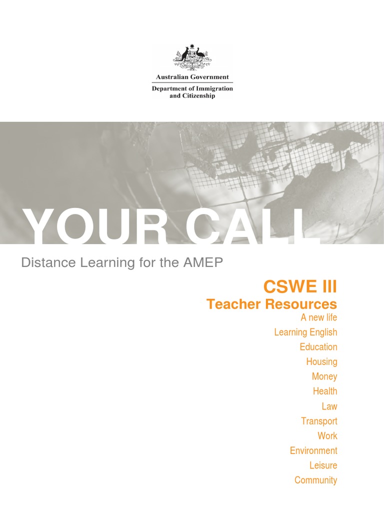 Res Yc Teacherresources CSWE III 120927 | PDF | Educational Assessment | Leasehold Estate