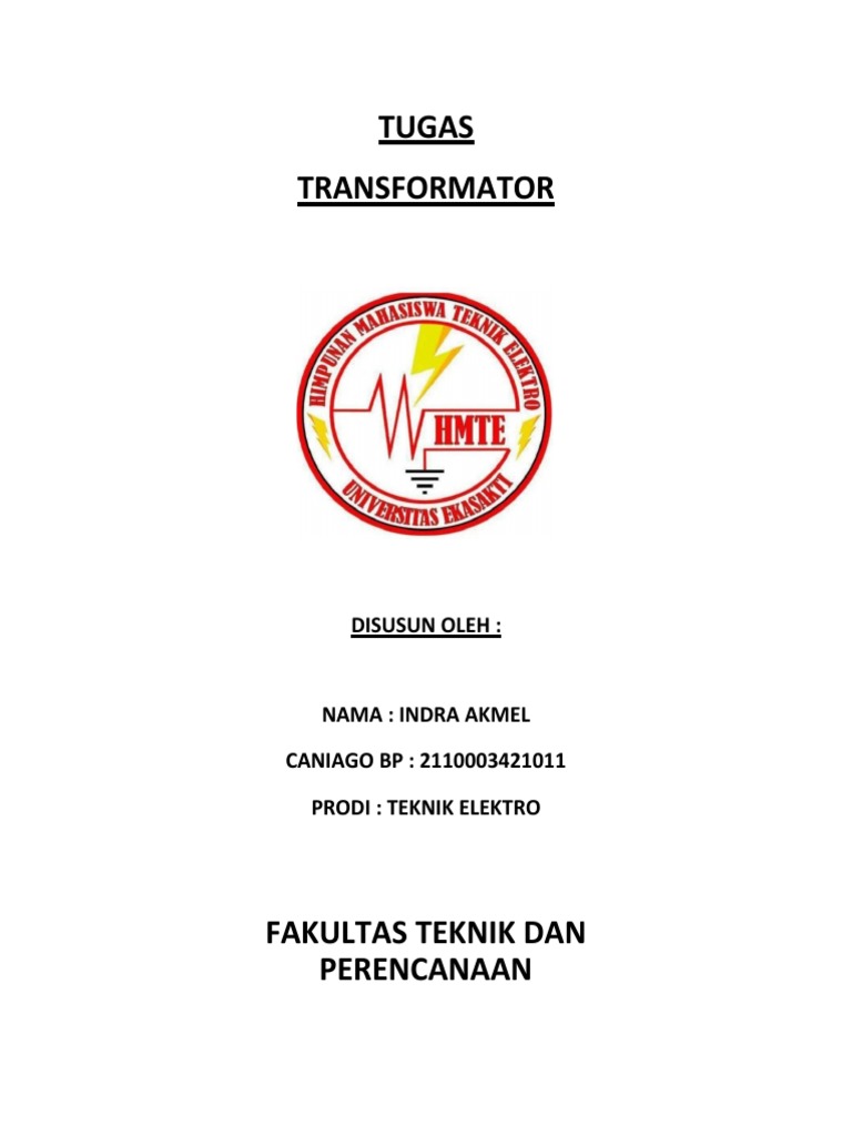 Cover Tugas Transformator | PDF