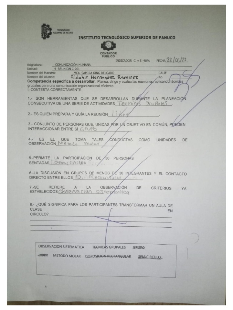Examen Comunicacion 4 Pdf