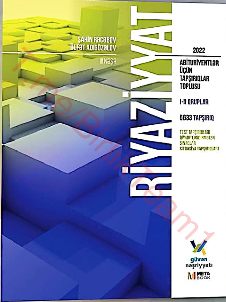 Mir - Az Mir - Az Riyaziyyat Tapsiriqlar Toplusu 2022 Guven | PDF