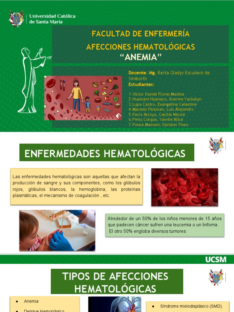 Anemia - Diapositivas | PDF | Anemia | Hipoxia (médica)