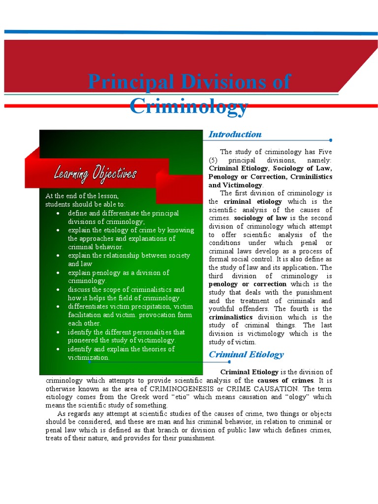 (FIRST YEAR)INTRO. TO CRIM. Continuation | PDF | Prison | Criminology