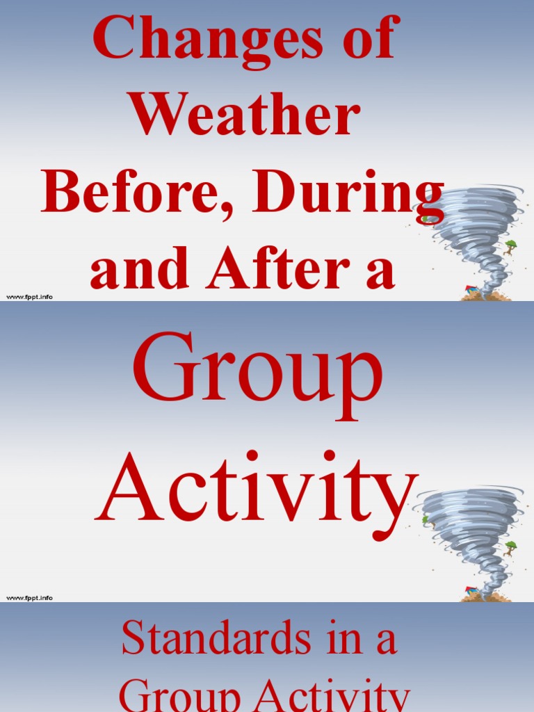 Observing Changes of Weather Before During and | PDF | Sky | Rain
