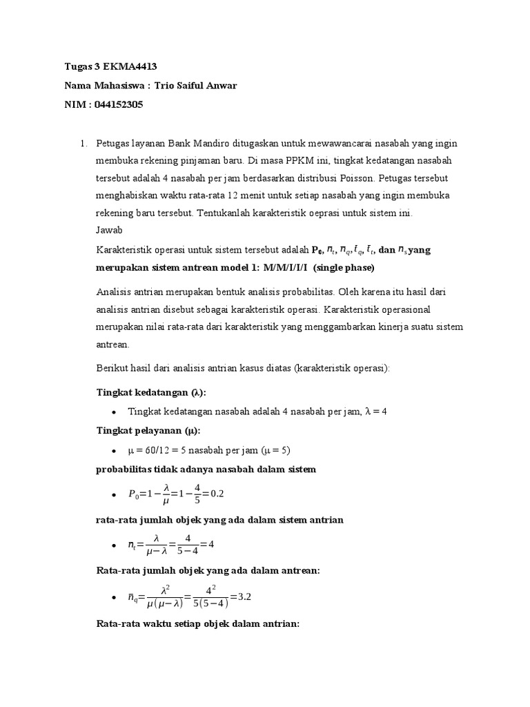 Tugas Tutorial 3 | PDF