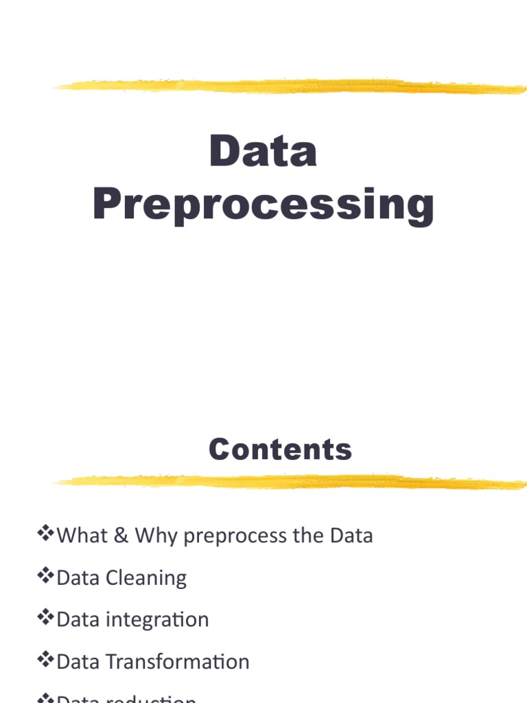 2 Data Pre Processing Pdf Sampling Statistics Statistics