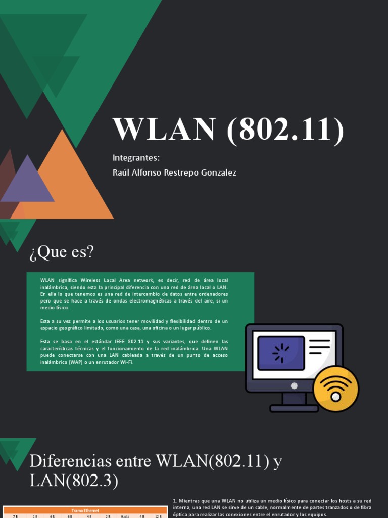 WLAN | PDF | Ieee 802.11 | Red de computadoras