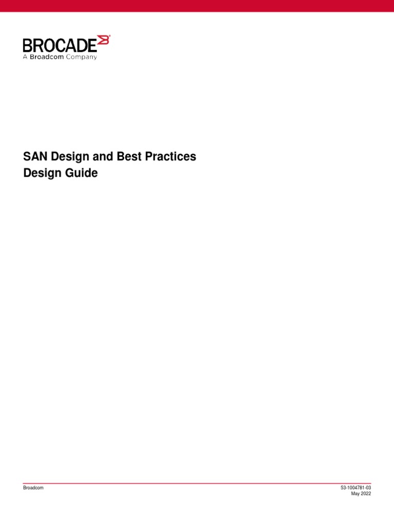 SAN Design and Best Practices | PDF | Hard Disk Drive | Computer Data ...