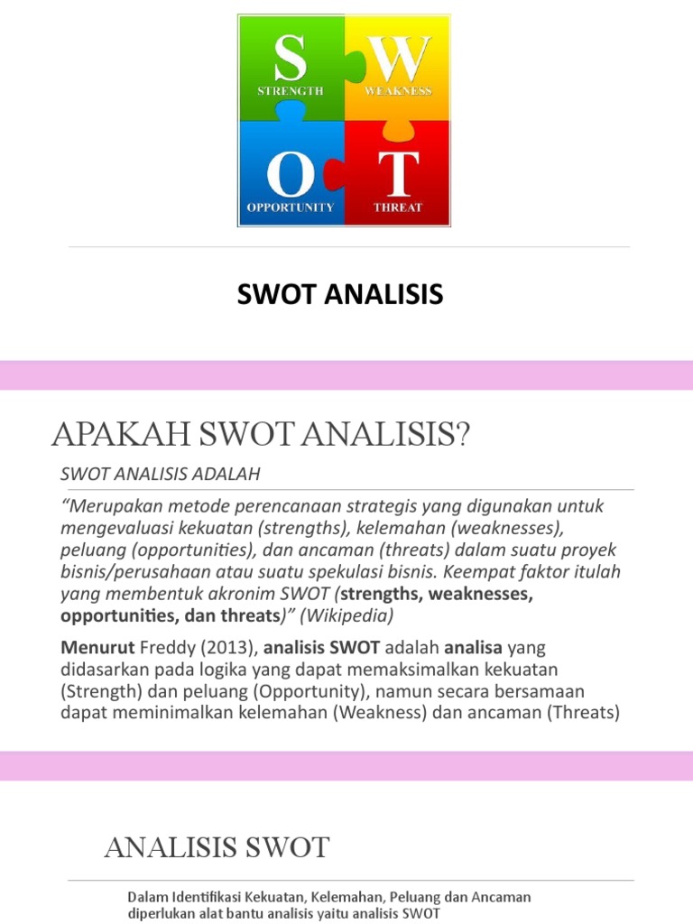 5. ANALISIS SWOT (1) | PDF