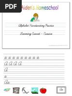 Handwritting Practice Booklet | PDF
