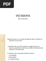 Surgical Incision Types and Uses | PDF | Abdomen | Anatomy