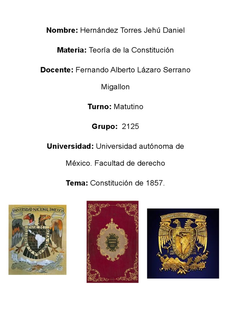 Constitución 1857 | PDF | México | Constitución