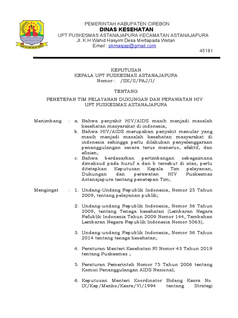 SK VCT | PDF | Pengembangan Diri