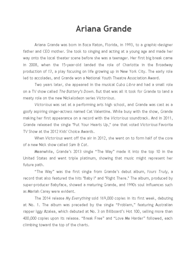 Ariana Grande | PDF