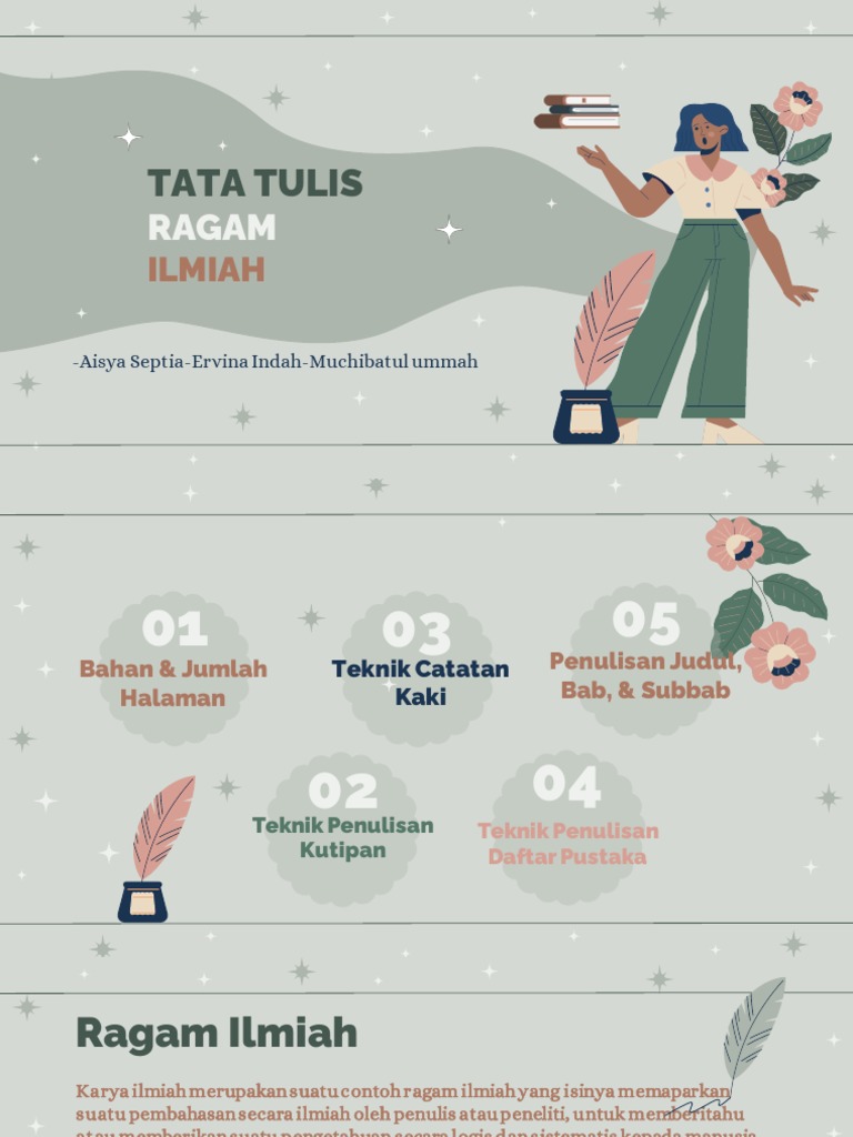 Tata Tulis Ragam Ilmiah | PDF | Ilmu Sosial | Kajian Bahasa Asing