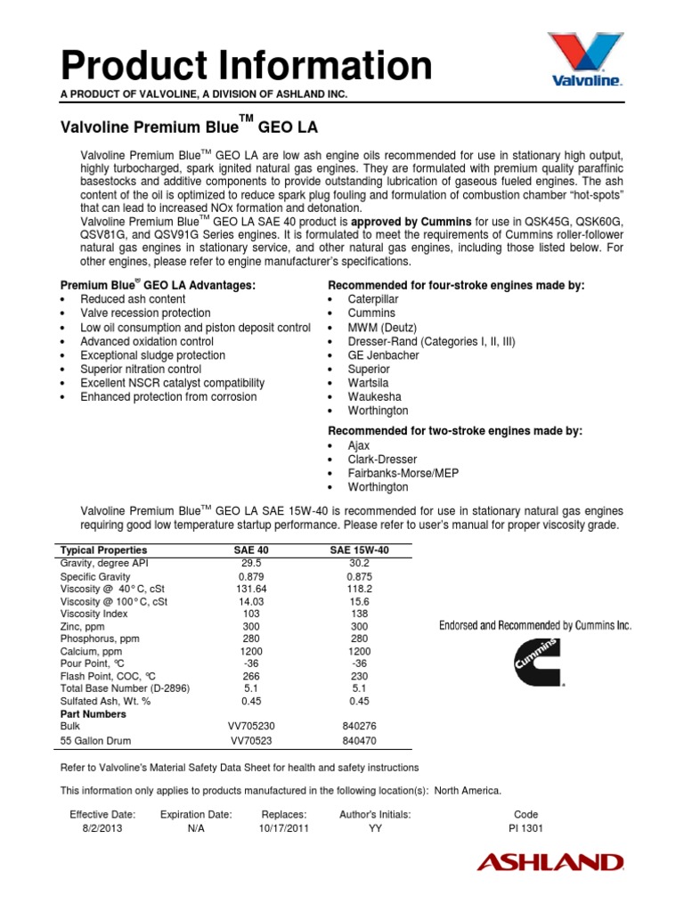 Premium Blue Geo La | PDF | Rotating Machines | Chemical Substances
