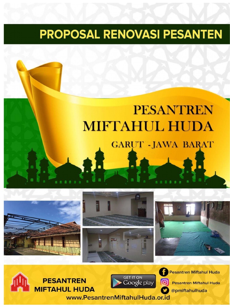 Proposal Renovasi Pesantren Miftahul Hud | PDF