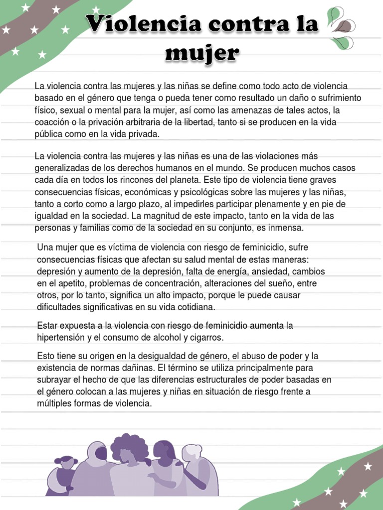 Violencia Contra La Mujer | PDF
