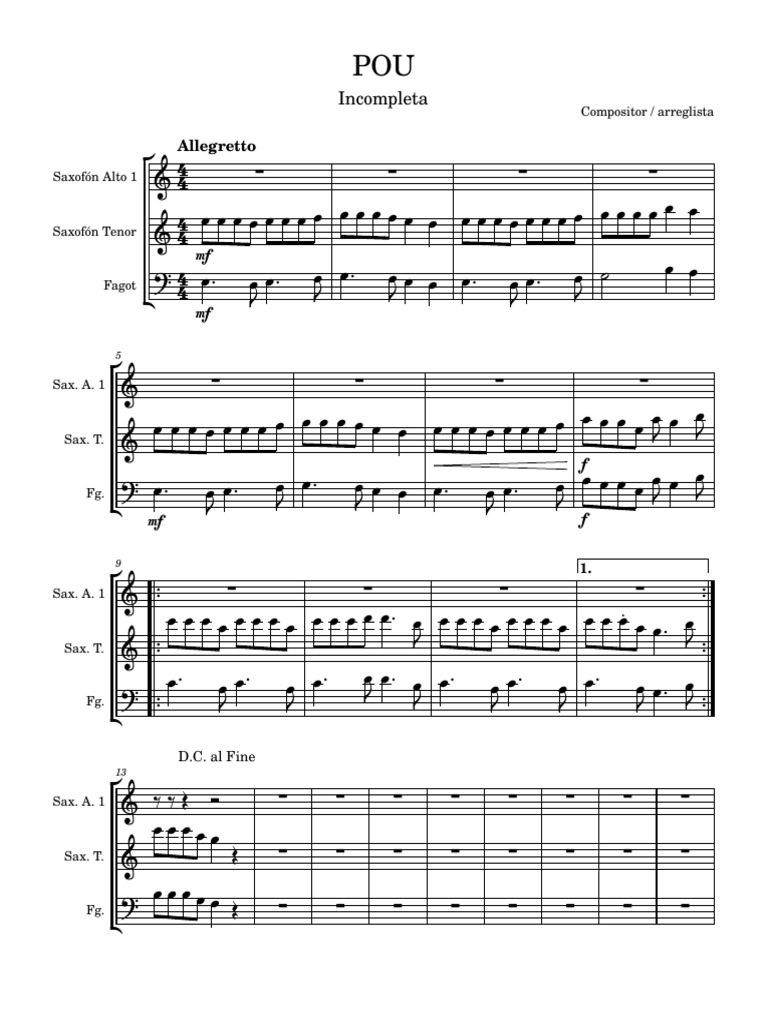 pou song trio (not complete) | PDF