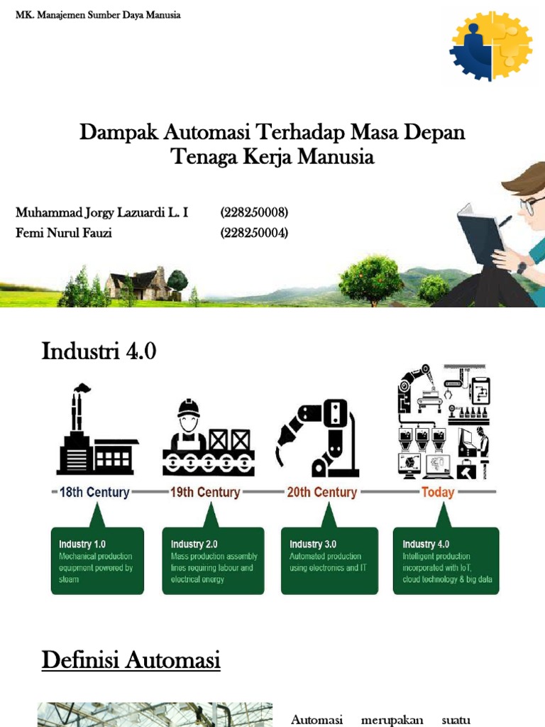 Dampak Automasi Terhadap Masa Depan Tenaga Kerja Manusia-Edit | PDF ...