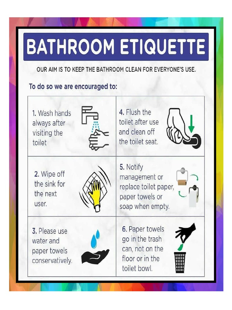 Bathroom Etiquette | PDF