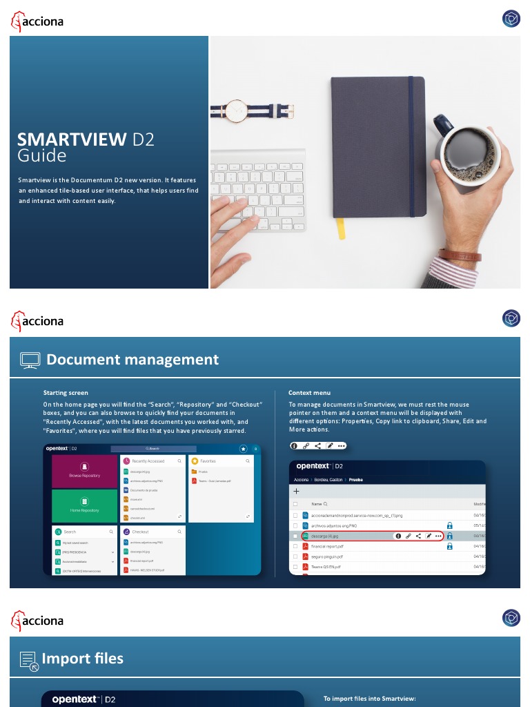 Acc - Mu - en - Documentum D2 Smartview - Quick Guide | Download Free PDF | Human–Computer ...