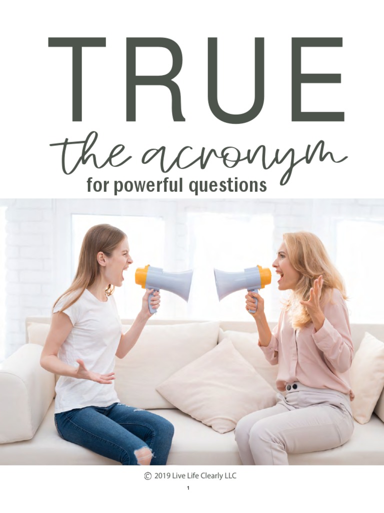 TRUE: Acronym for ADHD Parenting | PDF | Thought | Adolescence