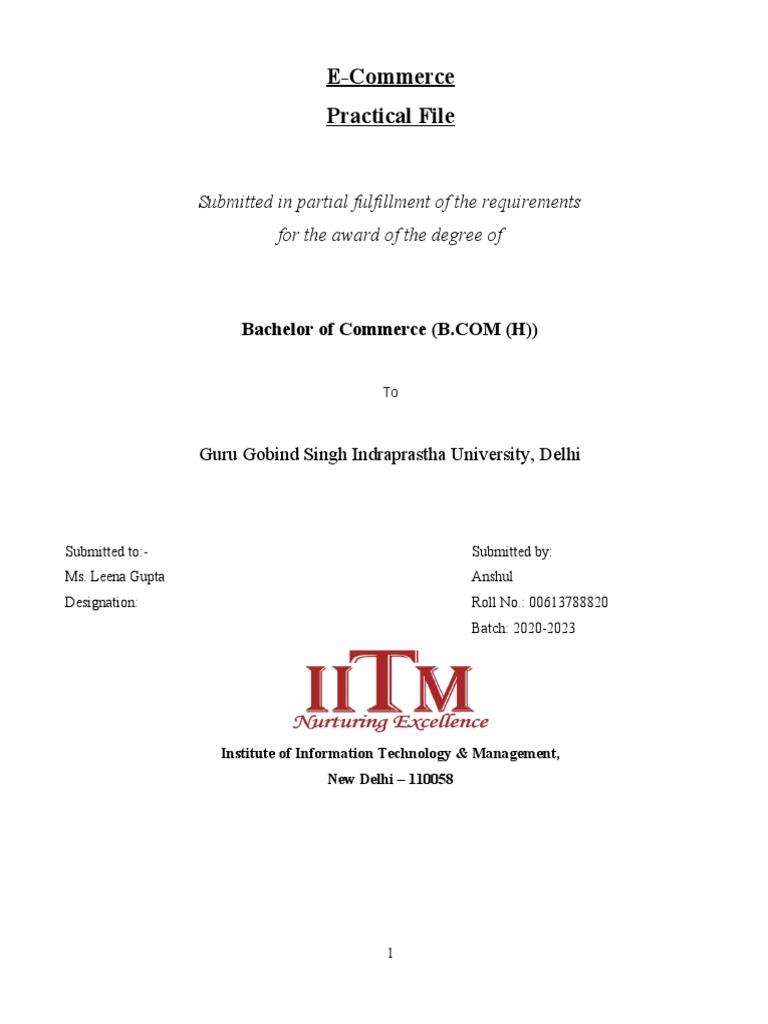 Ecom File | PDF | World Wide Web | Internet & Web