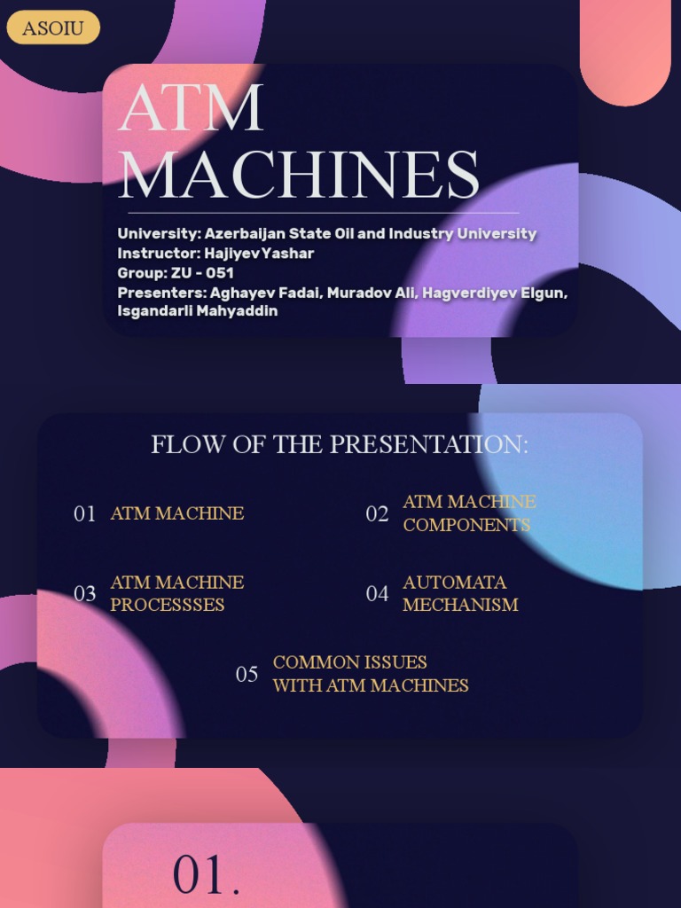 Atm Machi̇nes | PDF | Automated Teller Machine | Personal Identification Number