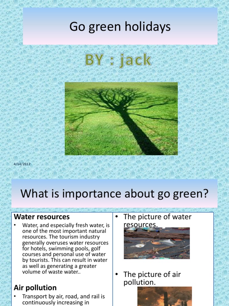 Go Green Travel | PDF