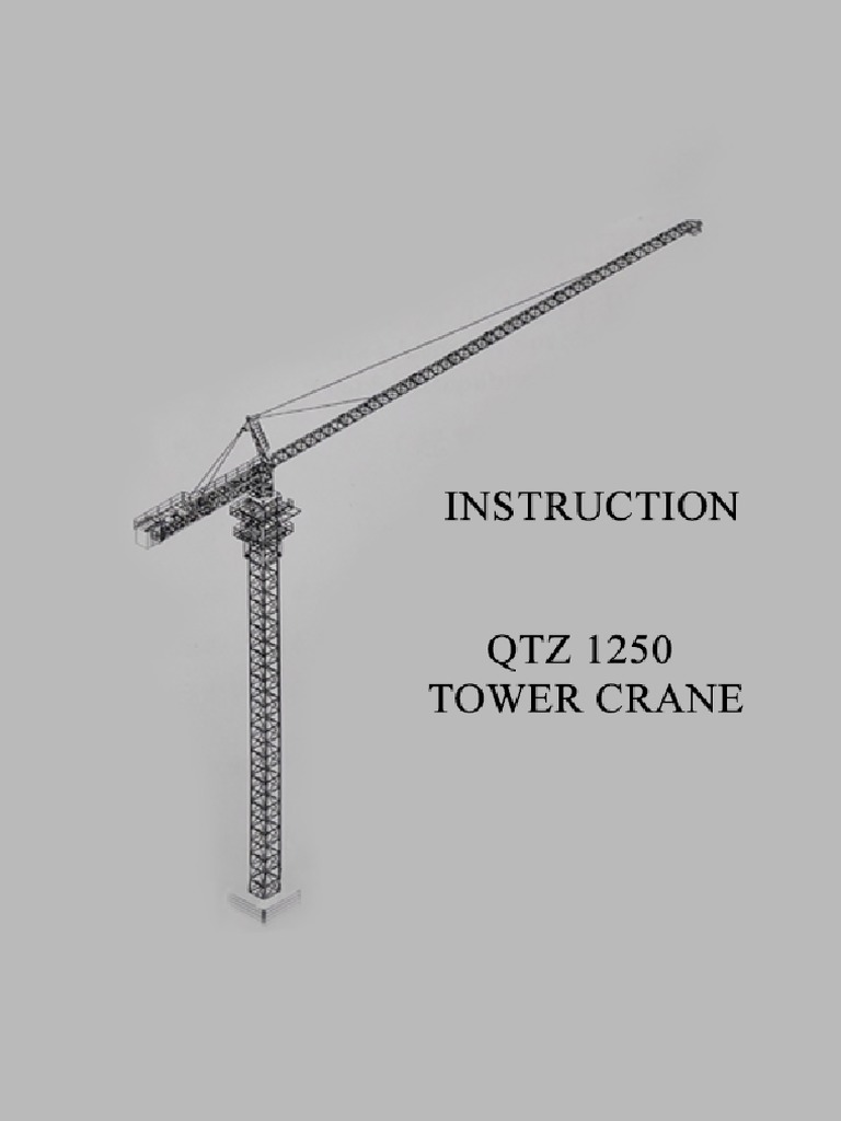 QTZ 1250 Manual | PDF