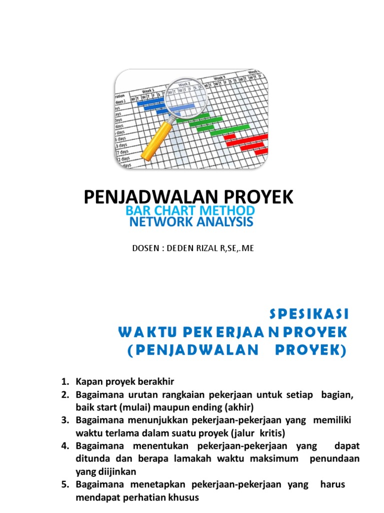 Manj Pro - Penjadwalan - Pert | PDF