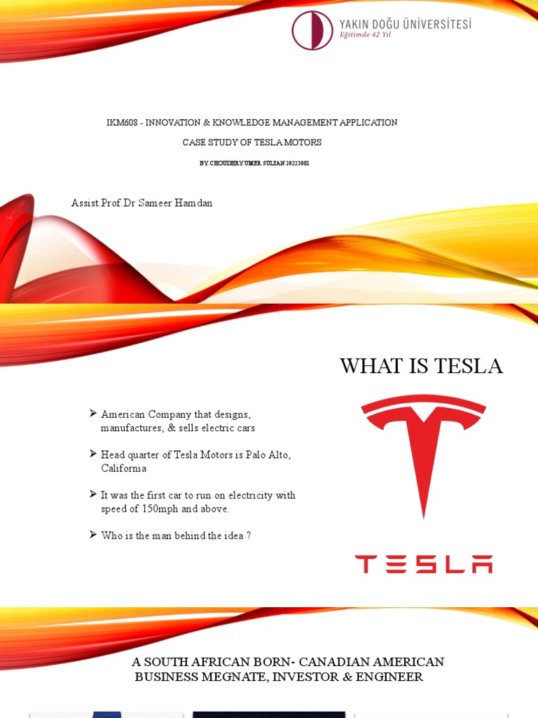Case Study of Tesla Motors | PDF