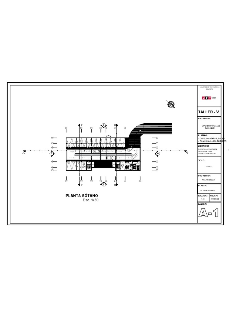 Plano 1 Taller V | PDF